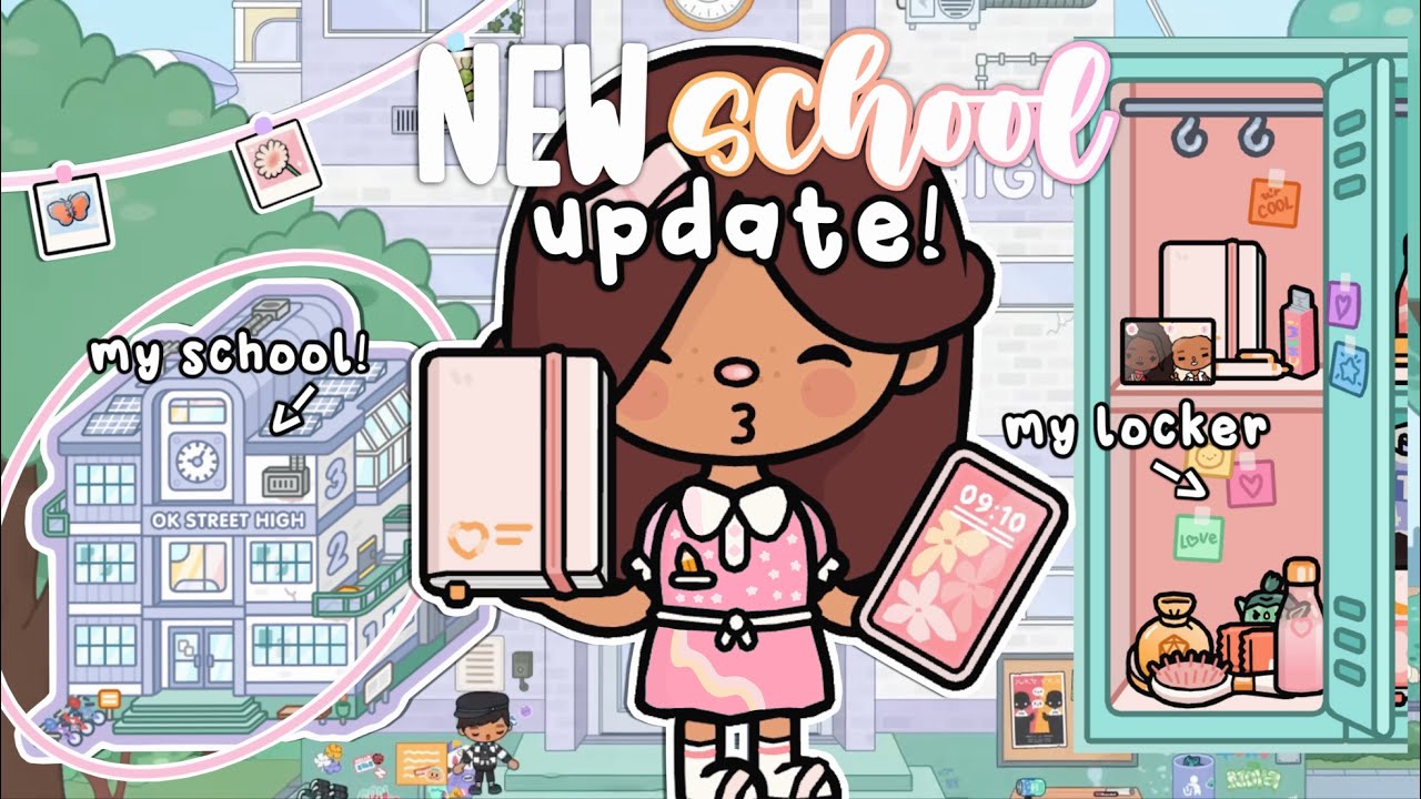 NEW TOCA OK STREET HIGH UPDATE!! 🚍📘|| *WITH VOICE* 🎙️|| Toca Boca TikTok Roleplay 🩵🌈 - YouTube