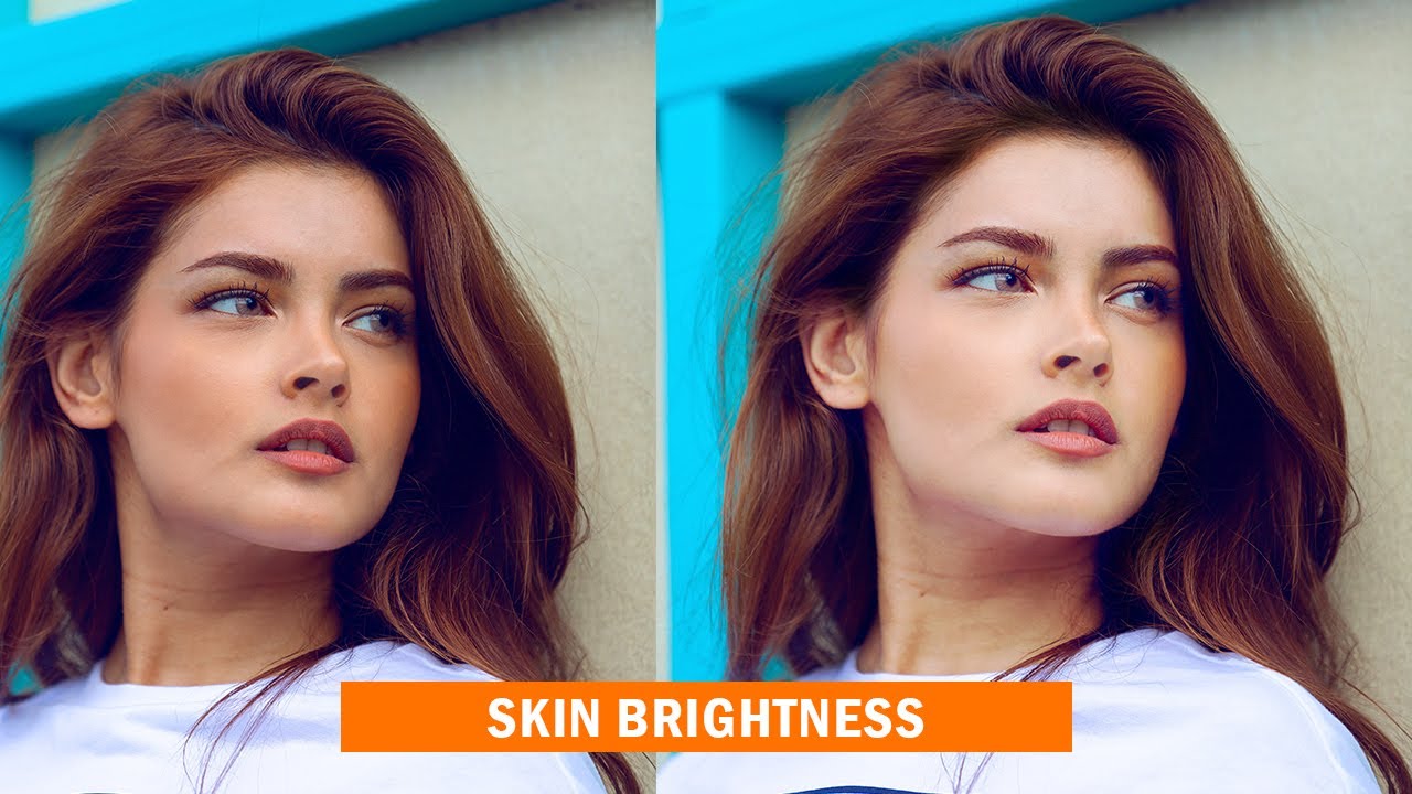 How to Retouch Skin Bright Portrait Photos in Photoshop | Brighten ...
