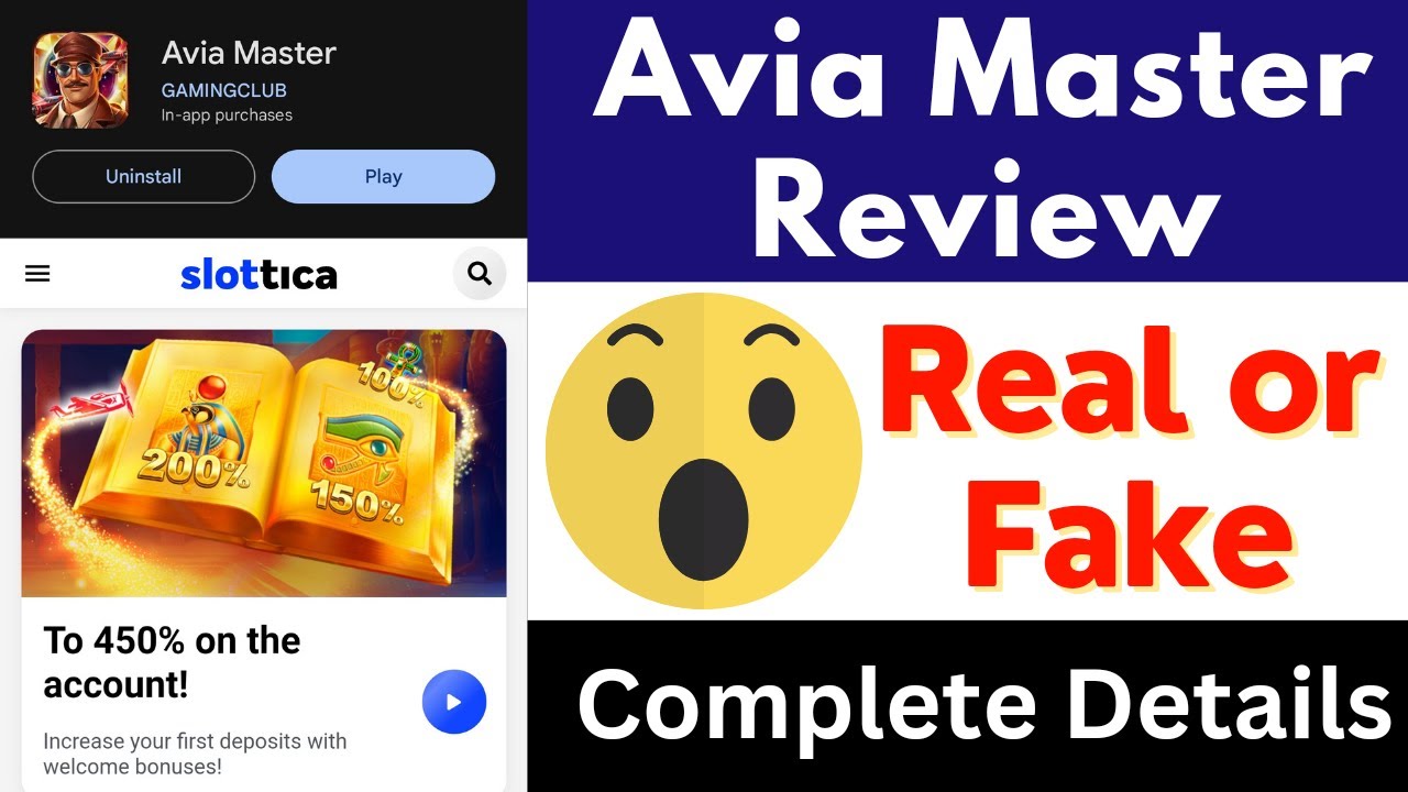 Avia Master Real or Fake | Slottica App Review | Payment Proof | Scam or Legit | Withdrawal ...