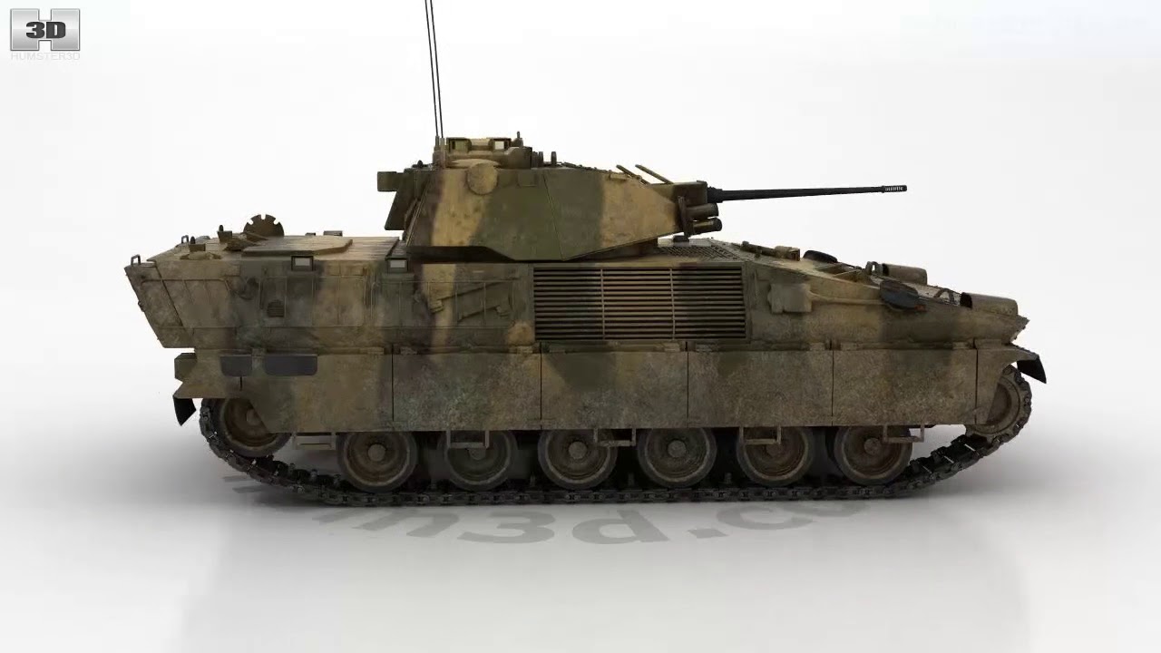 Dardo IFV 3D model by 3DModels.org - YouTube