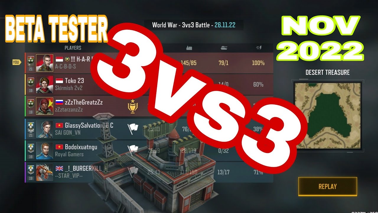 3vs3 NUCLEAR PARTY || Game Perang RTS Android || Art Of War 3 - YouTube