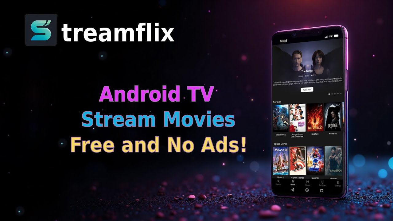 🍿 Binge-Watch for Free with Streamflix: The Android TV App—No Ads, No ...