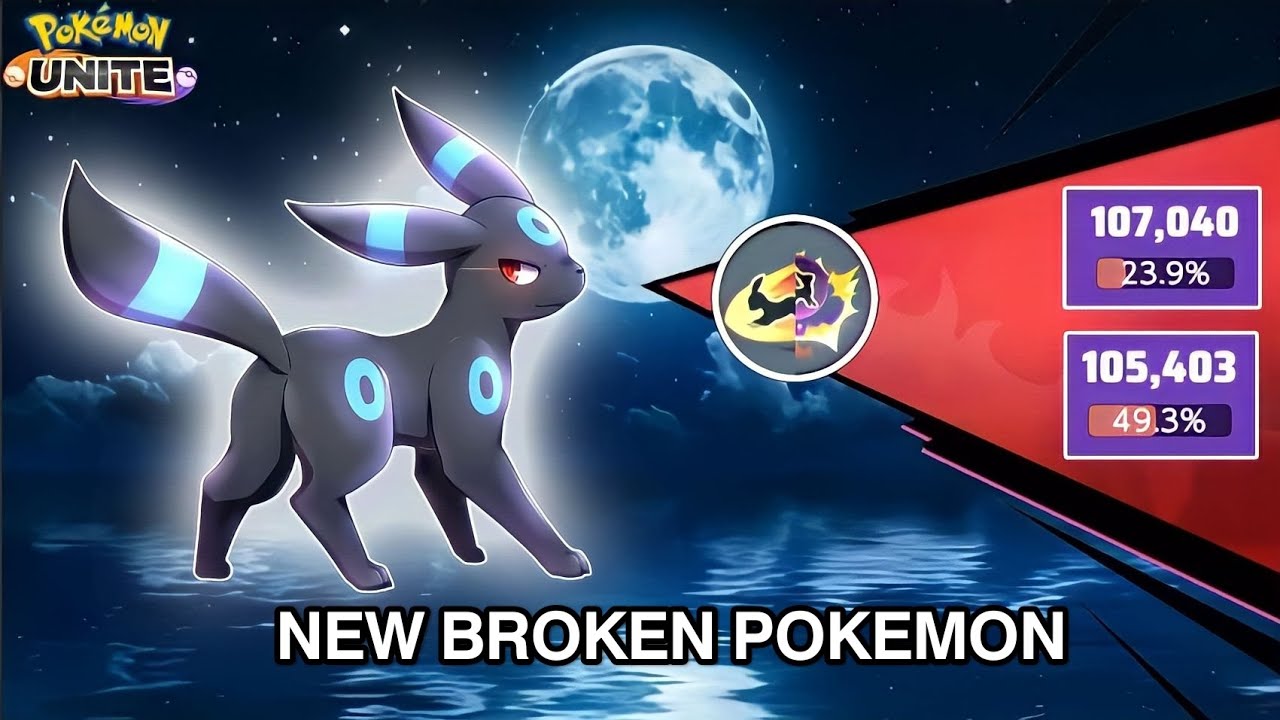 Umbreon Solo 100K+ Damage 😏😱 #pokemonunite - YouTube