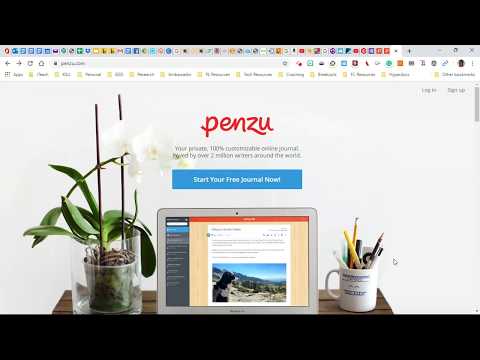 Penzu Digital Diary Journal Overview