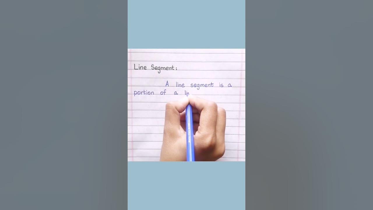 Define Line Segment #shorts - YouTube