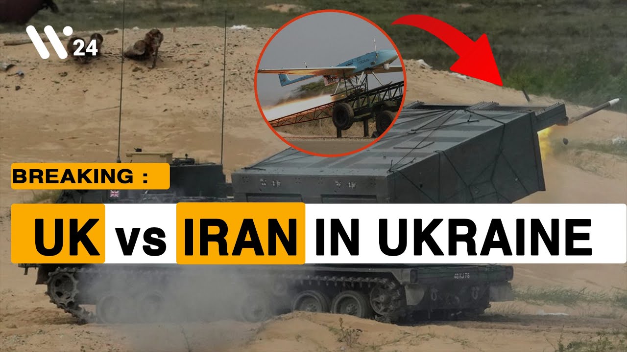 British rocket launchers turning the tide against Russia filmed for the ...