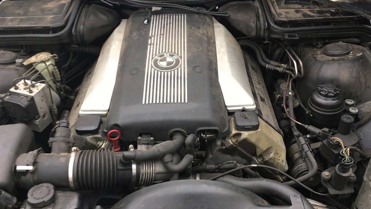 Motorlauf BMW M62B44 vor TU (ohne Vanos) - YouTube