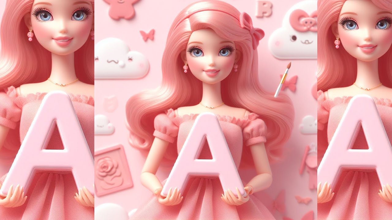 BARBIE, LETTER A @CoComelon#viral #trending #barbie #abcd # ...