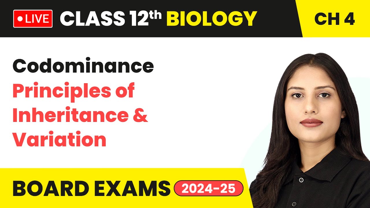 Codominance - Principles of Inheritance and Variation | Class 12 ...