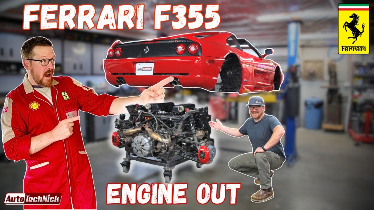 How To Remove Your Ferrari F355 Engine (Step By Step Guide) - YouTube