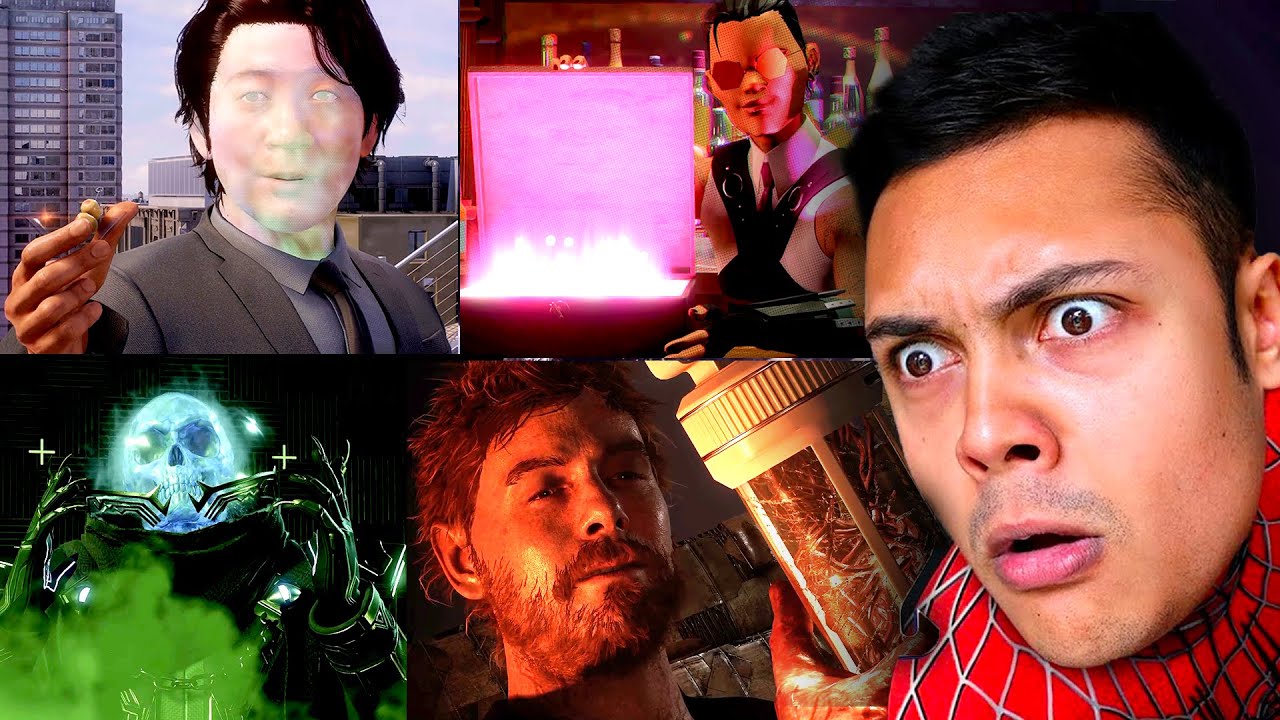 ALL SECRET SCENES In Spider-Man 2 - YouTube