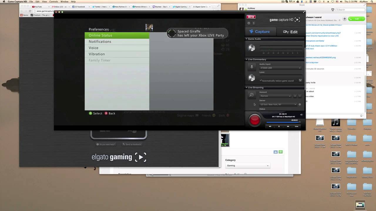 Elgato's New Beta Software with Live Streaming & Commentary (PC/MAC/PS3/360) - YouTube