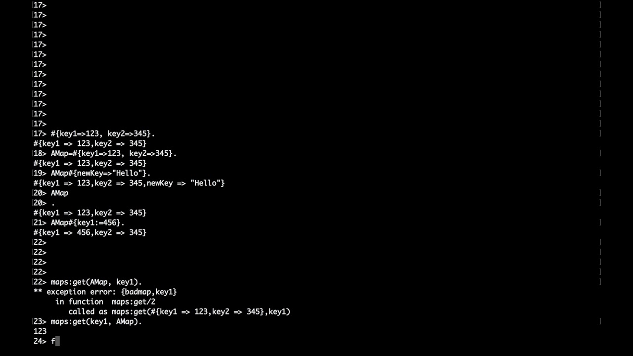 Data Type In Erlang Part 2 Map List And String Youtube