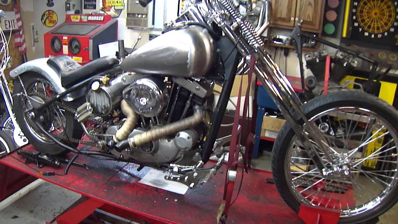 73 Harley Rigid Chopper and More - YouTube