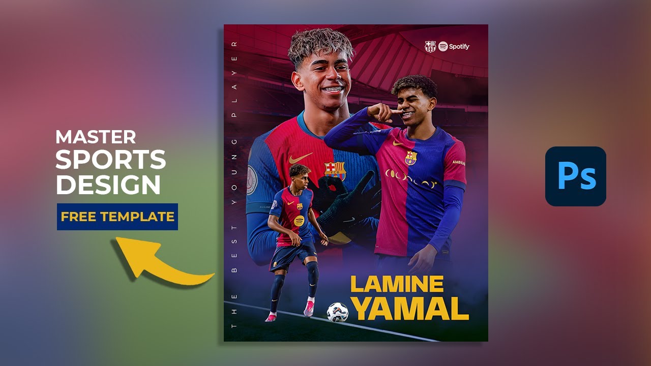 How to Design a Sports Poster in Photoshop (Step-by-Step Tutorial ...