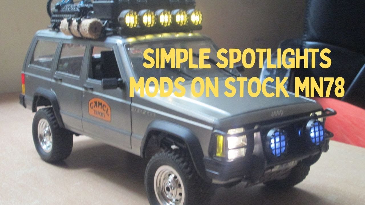 Simple Spotlights Mods on Stock MN78 - YouTube