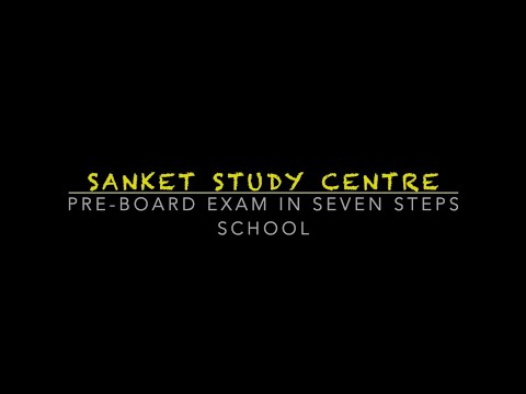 PRE- BOARD EXAM @ SEVEN STEPS SCHOOL - YouTube