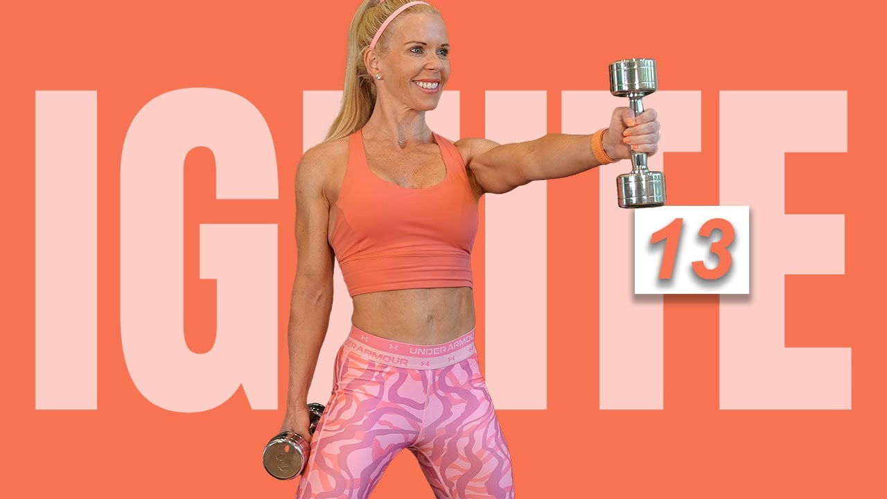 40 MINUTE FULL BODY STRENGTH WORKOUT WITH WEIGHTS | No Jumping | No ...