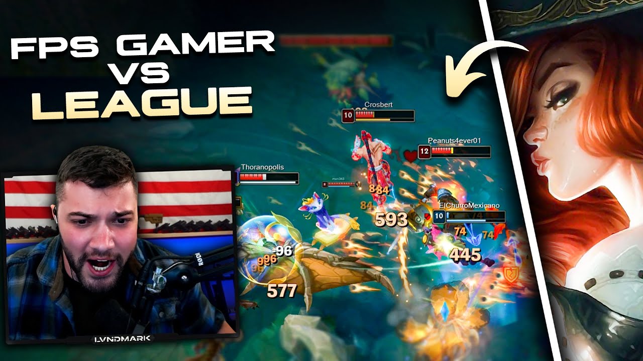 FPS GOD tries to play LEAGUE OF LEGENDS - YouTube