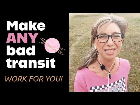 How to make ANY bad transit (or Natal aspect) WORK for you! - YouTube