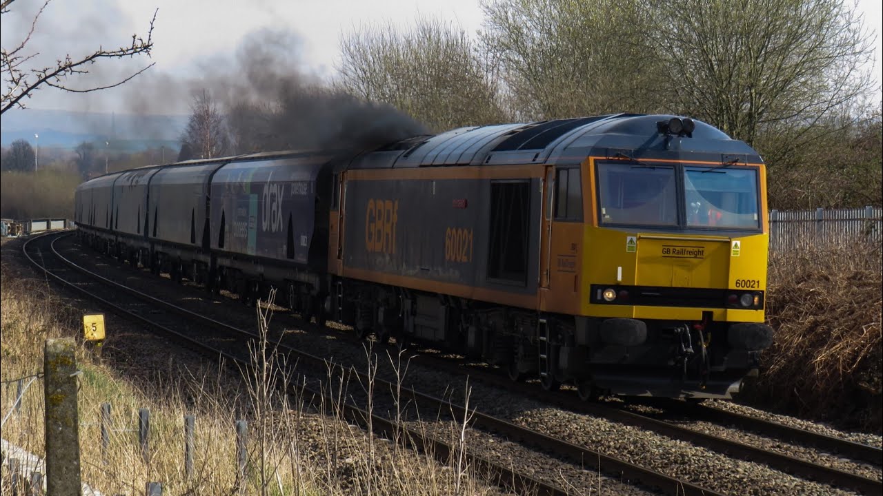 GBRf Class 60 No. 60021 on 6E09 Liverpool Biomass Terminal - Drax Aes ...