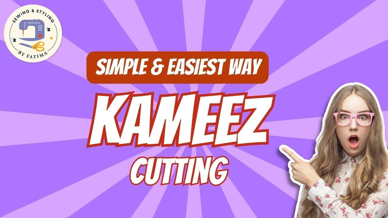 Simple Kameez Cutting | The Easiest Way | Step-by-Step - YouTube