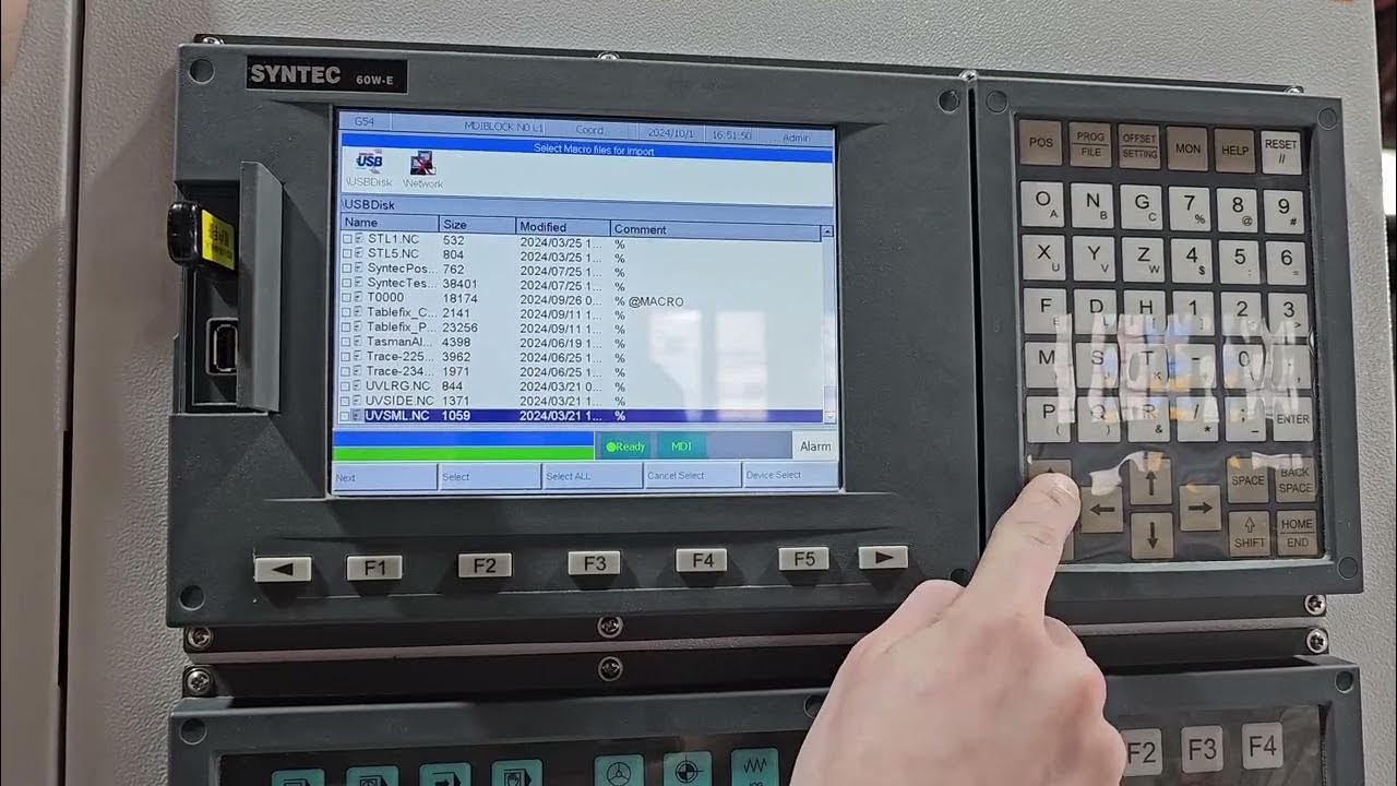 How to Load Syntec Macro File for Heliner CNC Router - YouTube