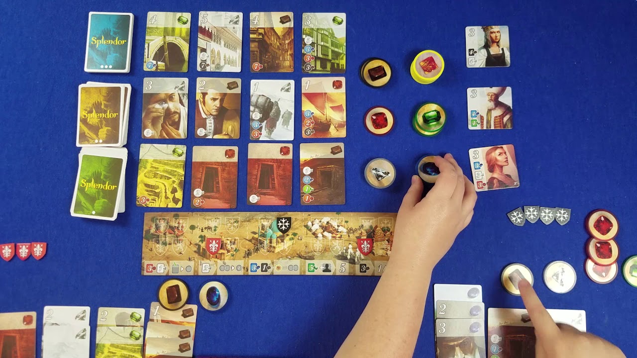 Cities ofSplendor Playthrough - Trading Posts Module - YouTube