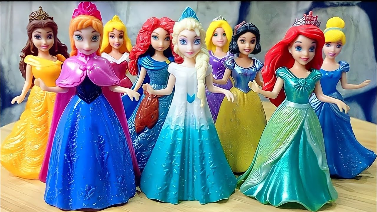 Disney Princess Dress Transformation DIY Miniature Ideas for Barbie Wig ...