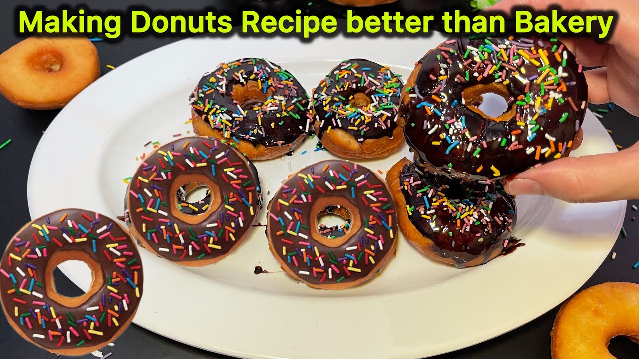 Trending Donuts Recipe Better than Bakery in 5 minutes - YouTube