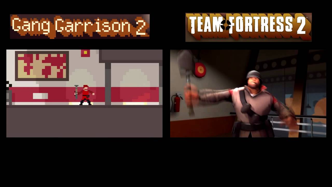 Gang Garrison 2 Trailer vs. Team Fortress 2 Trailer - YouTube