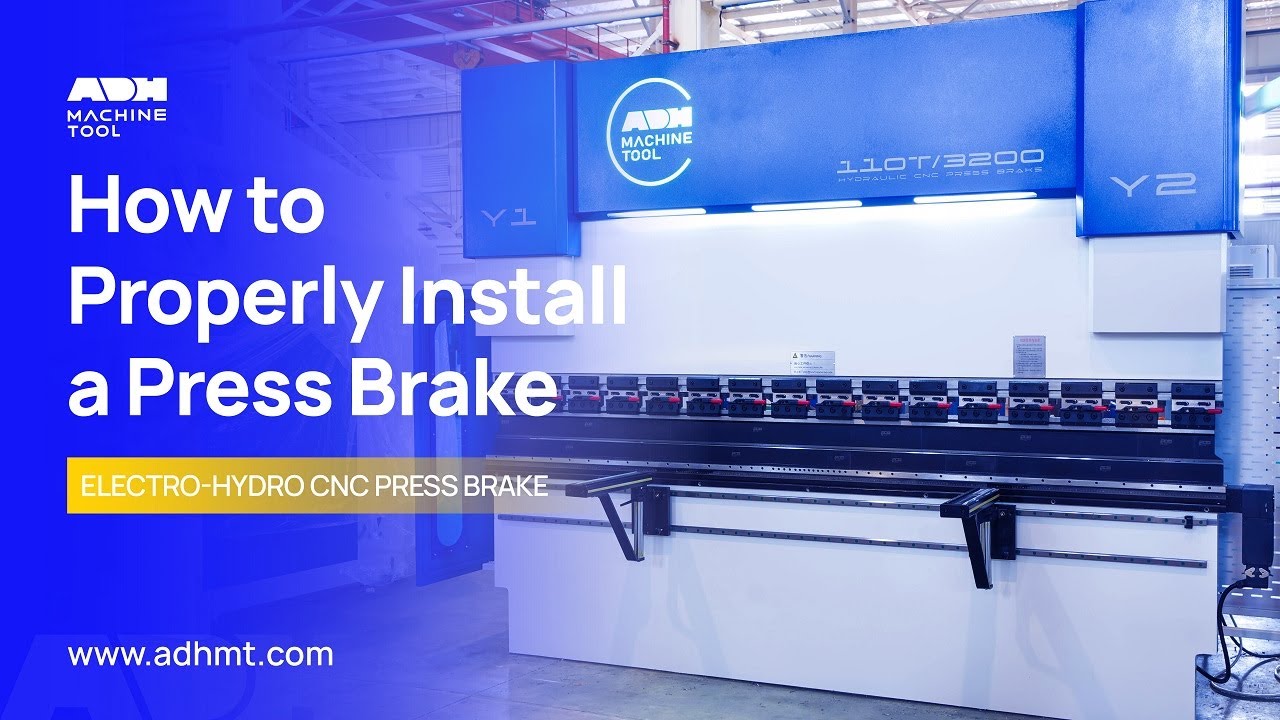 How to Properly Install a Press Brake - YouTube