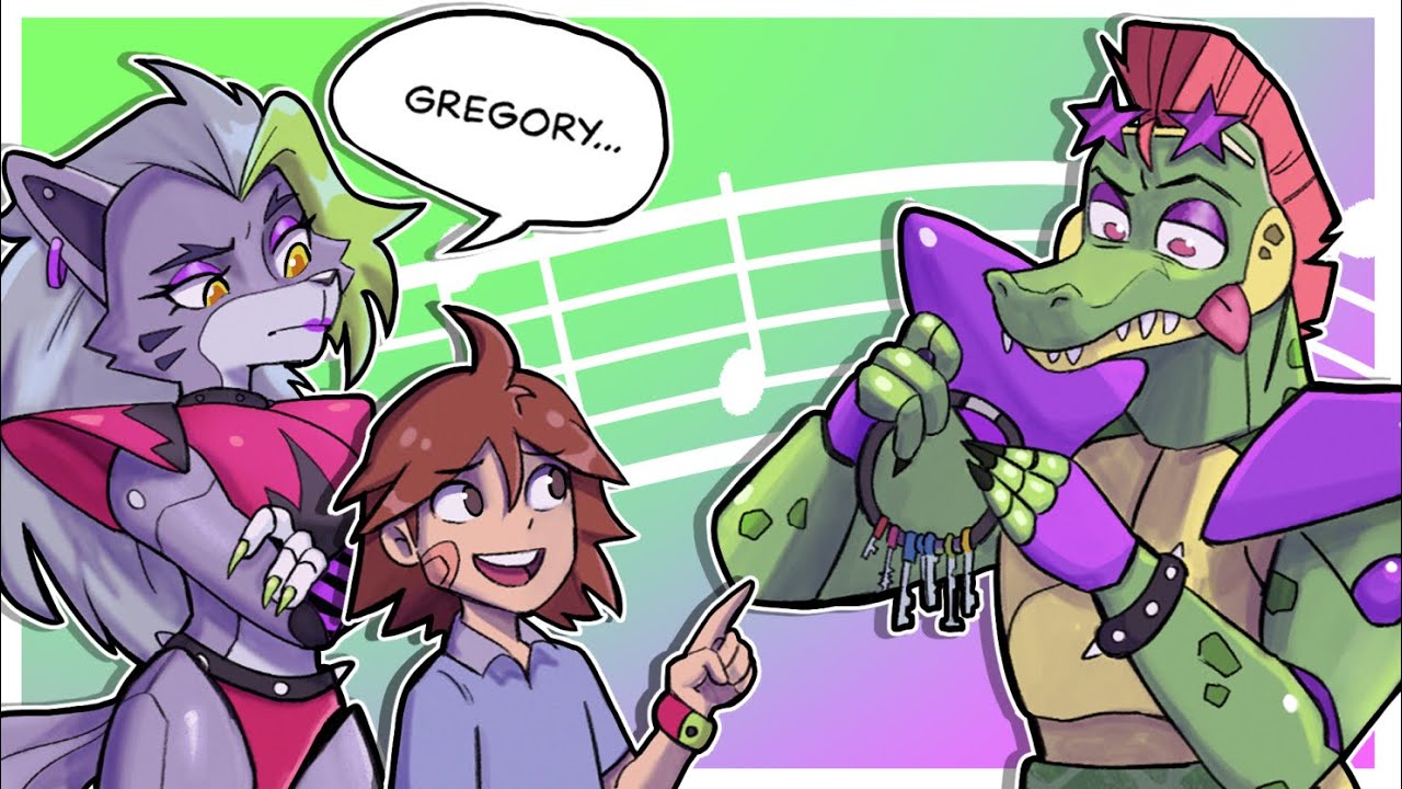 Roxy's New Friends & Monty's Big Hand | FNAF Security Breach Comic by ...