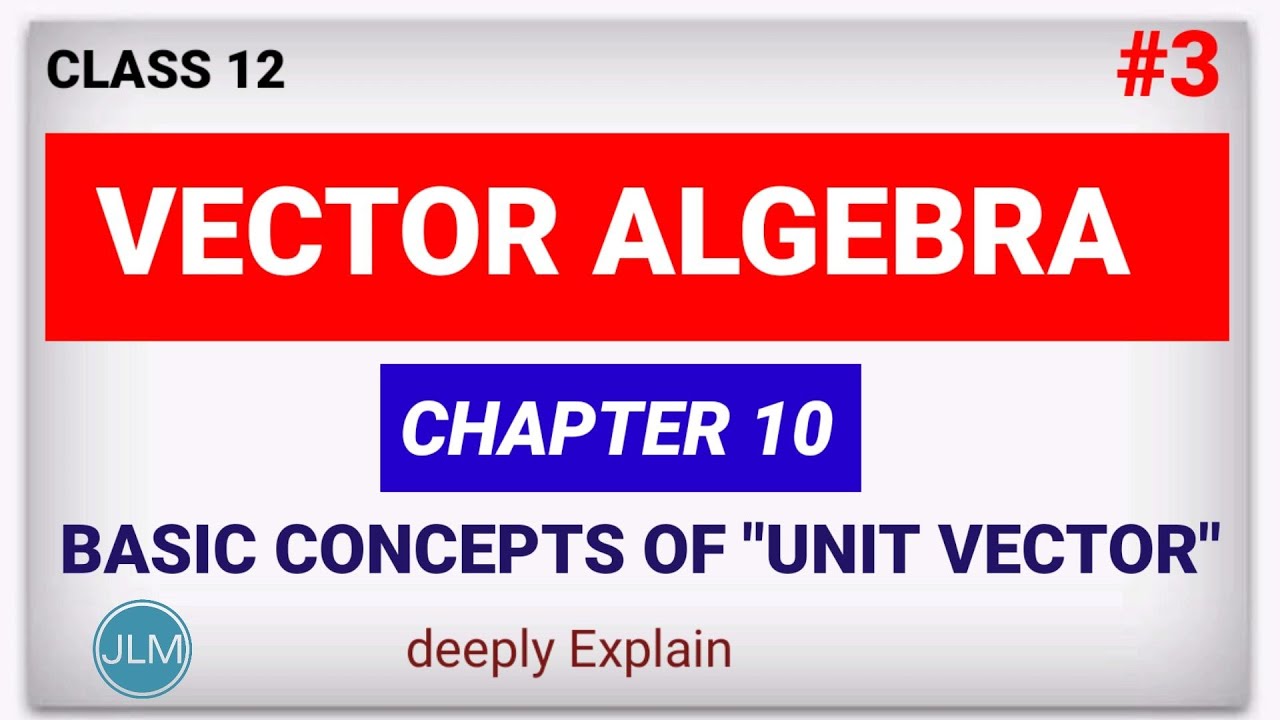 Chapter 10 Vector Algebra class 12 || NCERT - YouTube