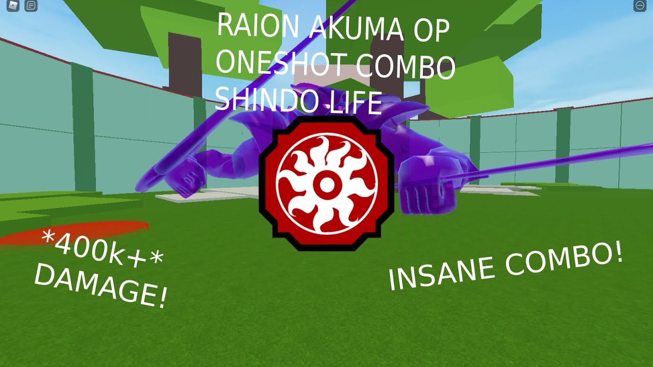 RAION AKUMA OP ONESHOT COMBO | Shindo Life Roblox - YouTube