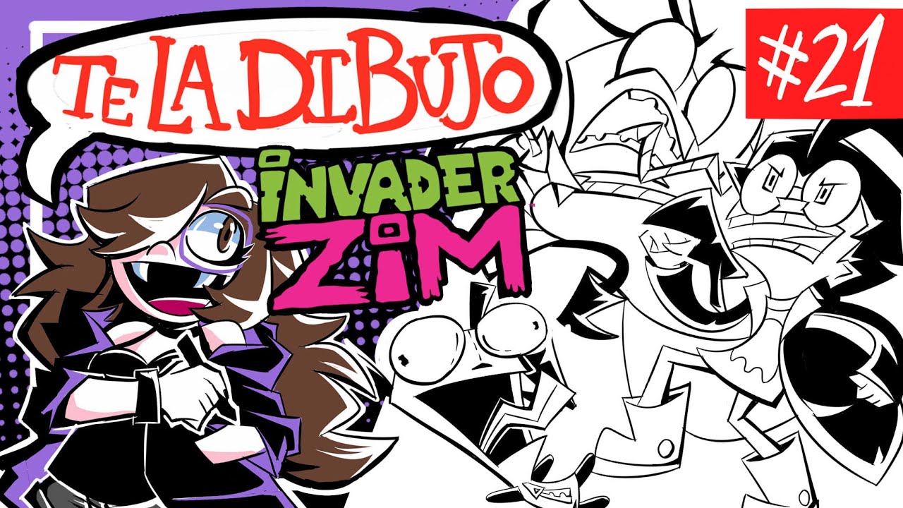 Nueva merch de Invader Zim!! TE LA DIBUJO 21 #DibujaDarky - YouTube