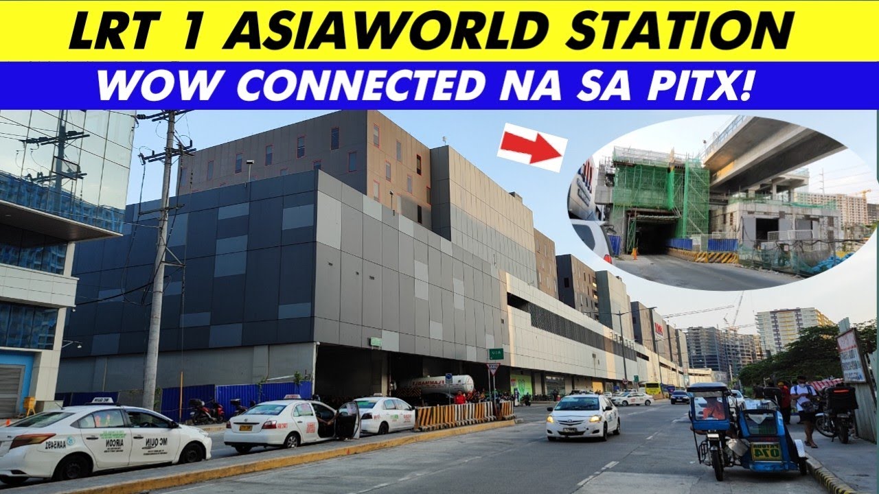 Lrt 1 Asiaworld Station Update - YouTube