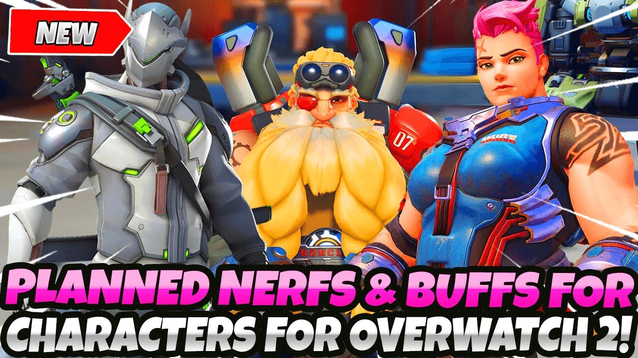 PLANNED NERFS & BUFFS FOR OVERWATCH 2 CHARACTERS!? WHEN TO EXPECT THEM ...