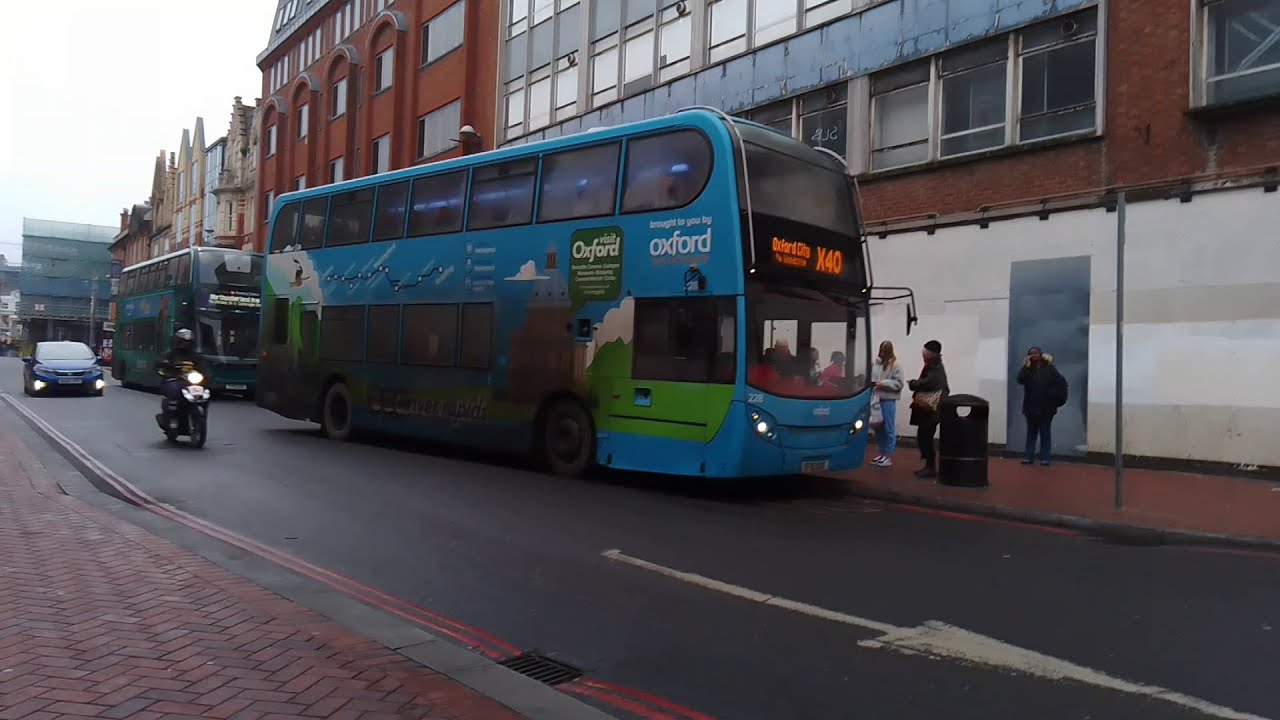 Oxford Bus Company Enviro400 228 TF10 OXF River Rapid X40 - YouTube