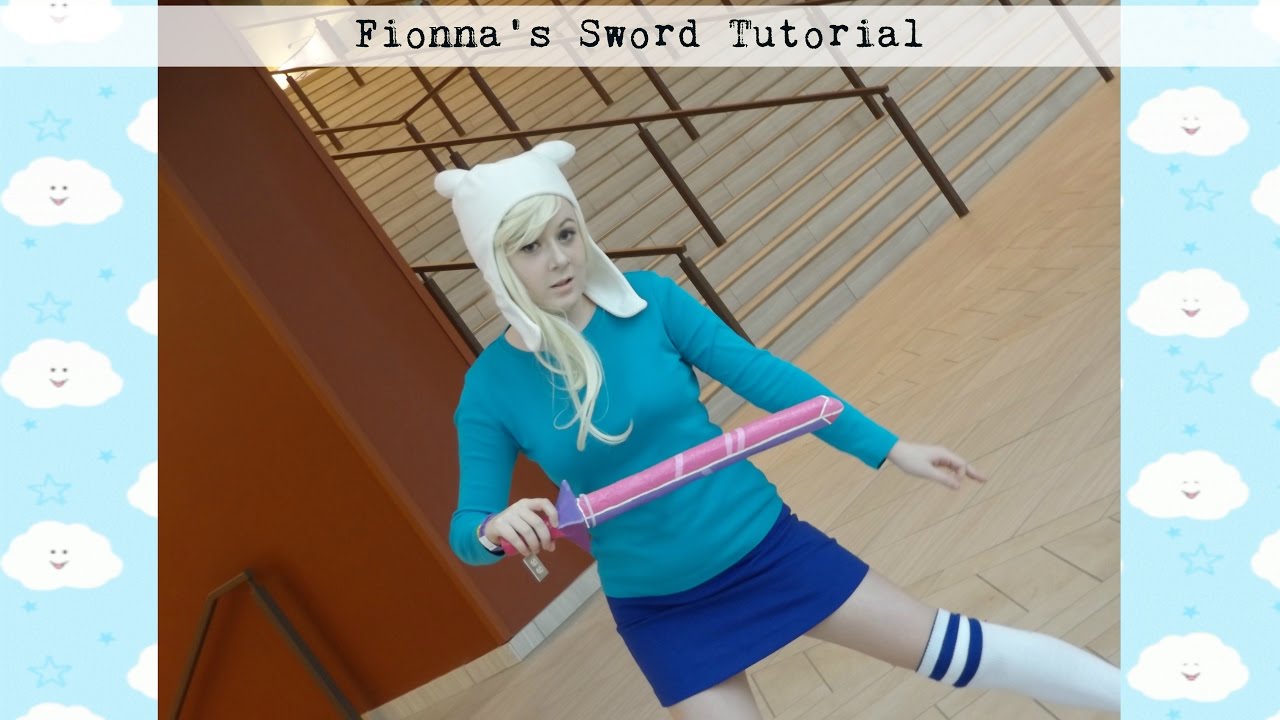 Fionna's Sword Tutorial | Paper mâché Sword - YouTube