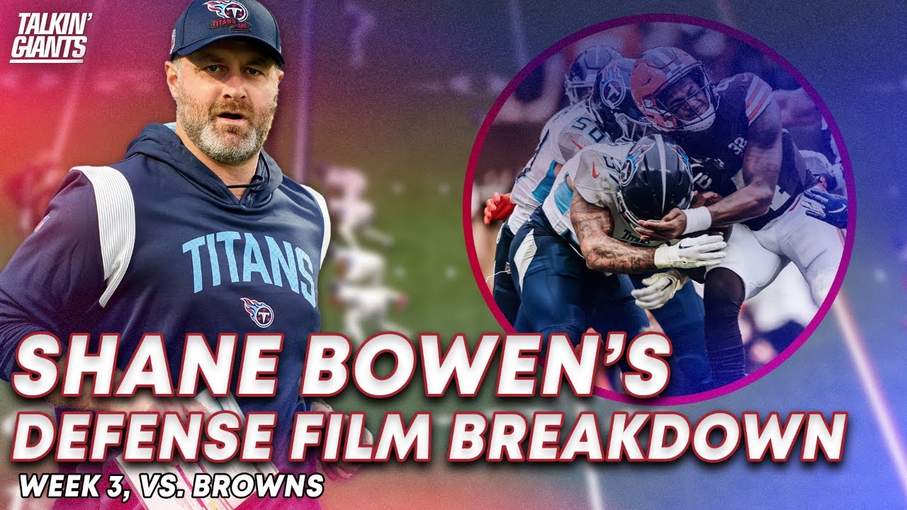 Shane Bowen All-22 Titans Stream (Browns Game) - YouTube