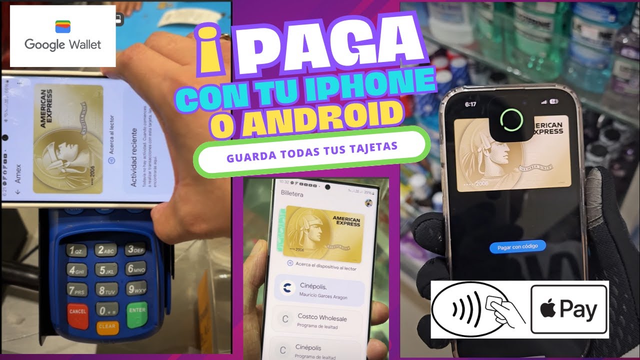 Cómo Pagar con Apple Pay o Google wallet desde el celular NFC ...