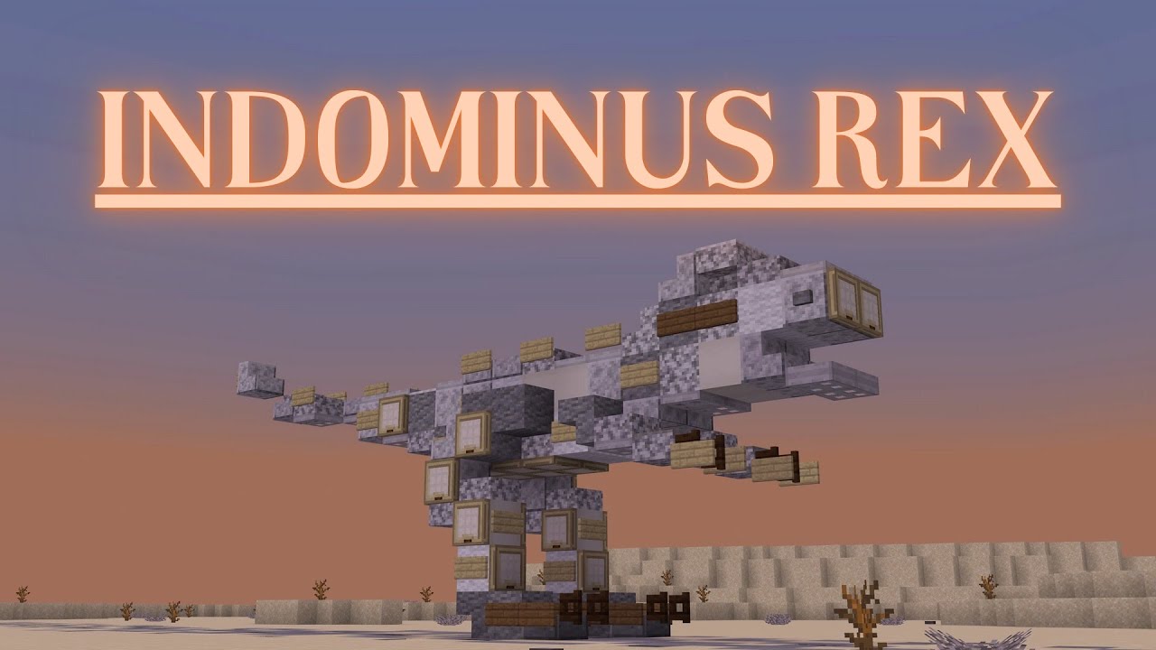 Minecraft: How to build a Dinosaur in Minecraft (Indominus Rex ...
