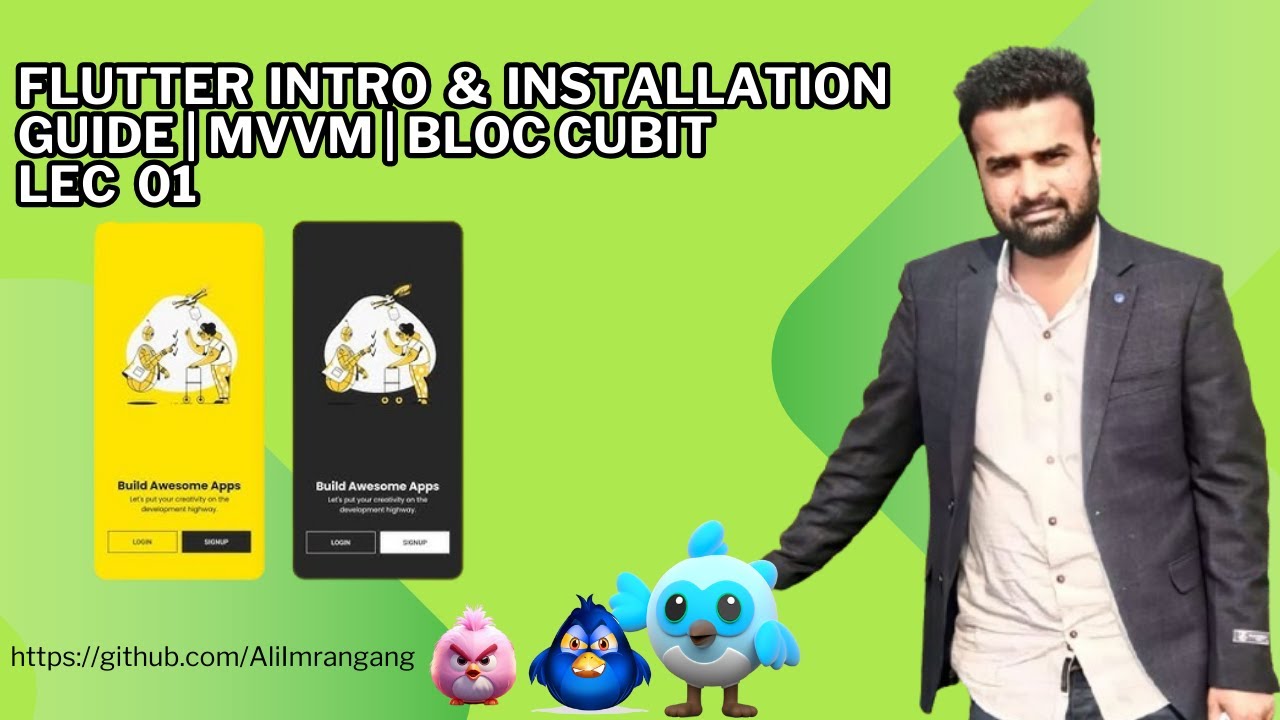 Flutter Intro & Installation Guide | MVVM, Bloc, and Cubit Frameworks ...