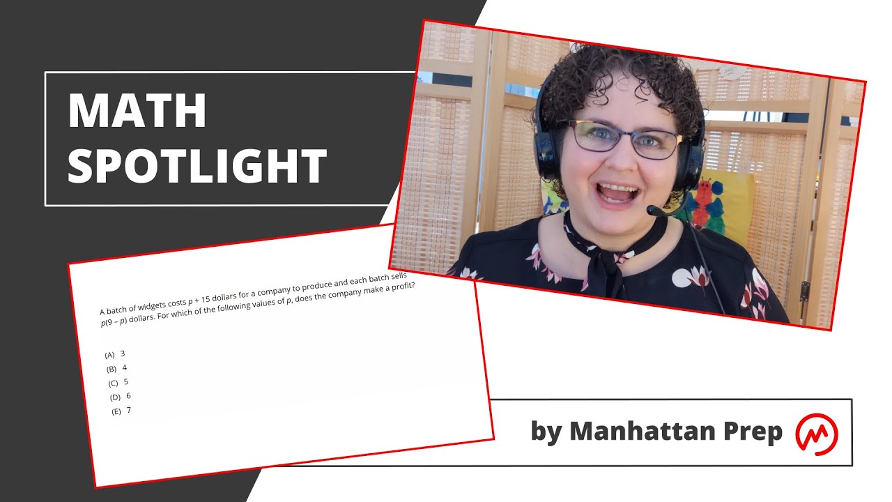 The GMAT Math Spotlight: Emily Teaches an Expert Quant Question - YouTube