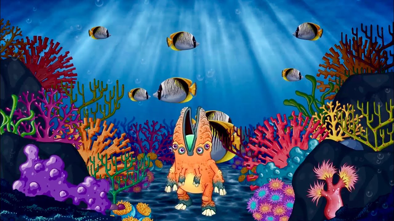 My Singing Monsters in Real Life MSM Yooreek Sings Underwater in ...