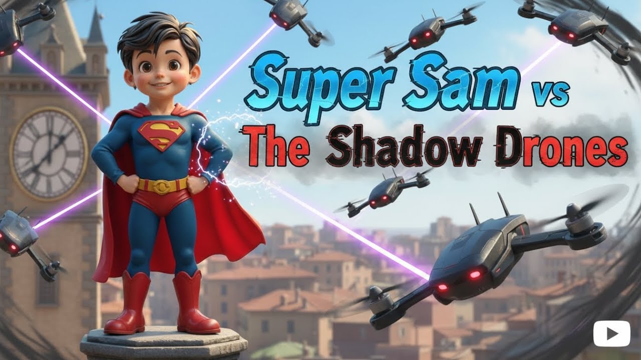 SUPER SAM ,Super Sam vs the Shadow Drones. EPISODE 2 . - YouTube