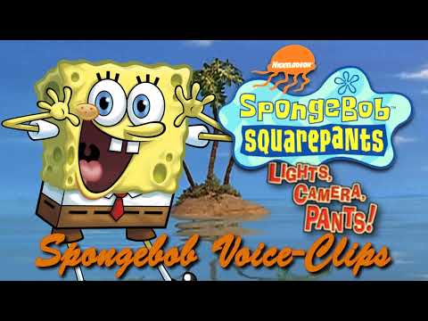 All SpongeBob Voice Clips • SpongeBob SquarePants: Lights, Camera, Pants! • (Tom Kenny) Voice Lines