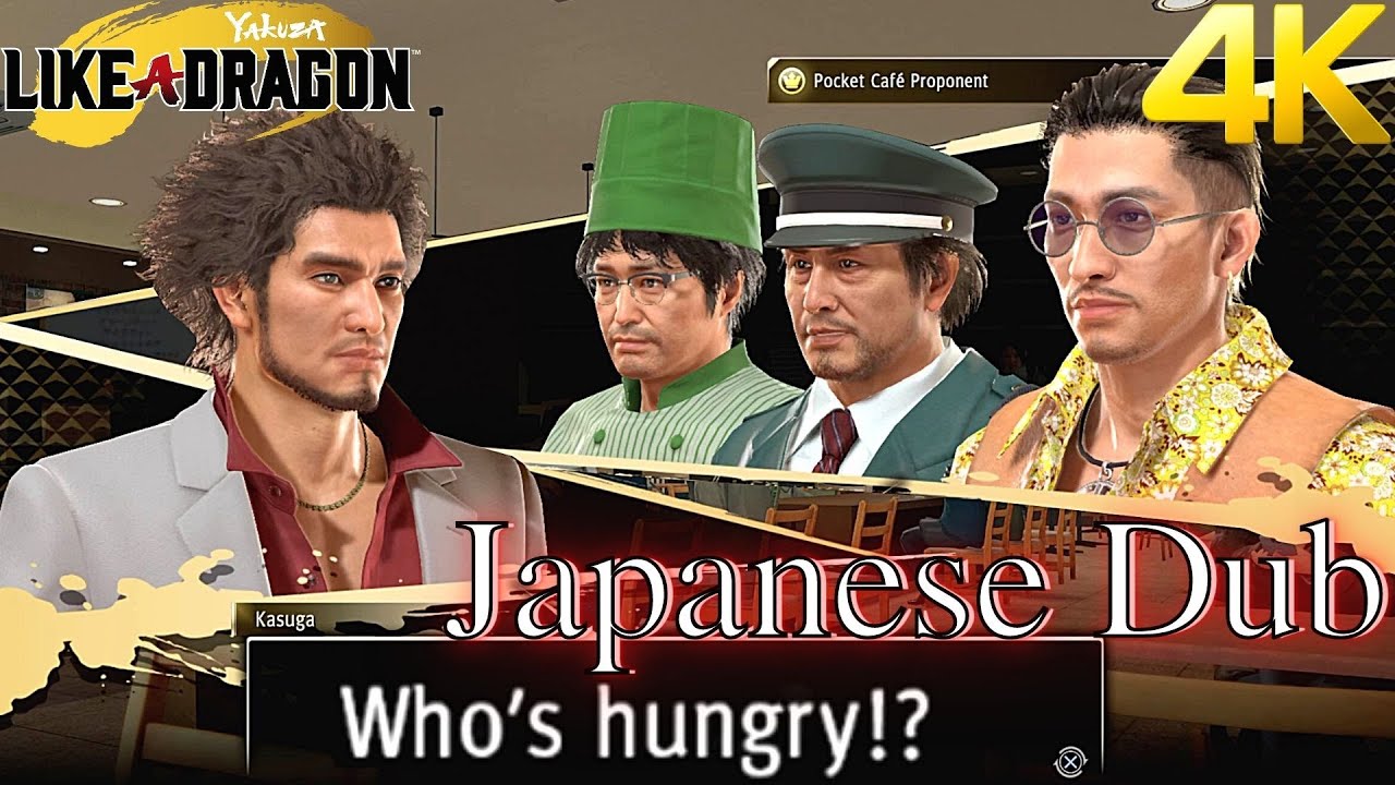 All Restaurant Dialogues Cutscene in Japanese Dub | Yakuza: Like A ...
