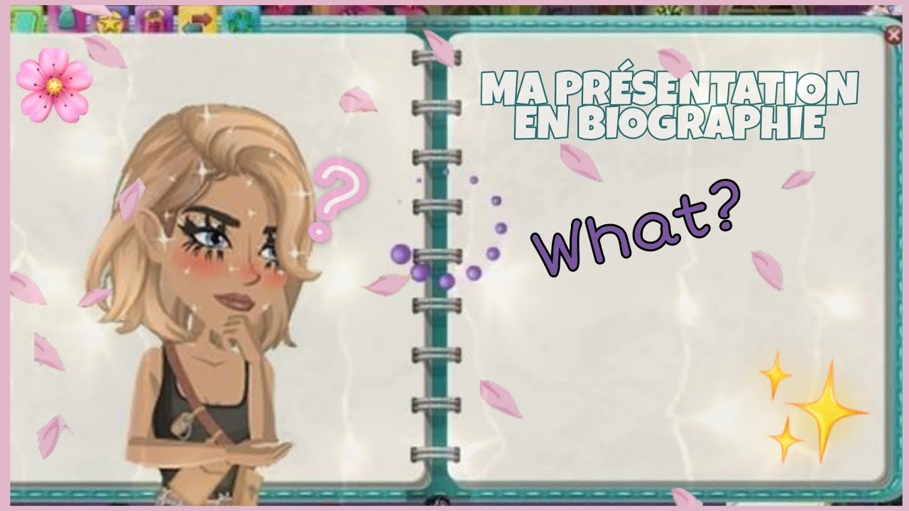 - MA PRÉSENTATION EN BIOGRAPHIE SUR MSP ? 🤔 - ☆ - YouTube